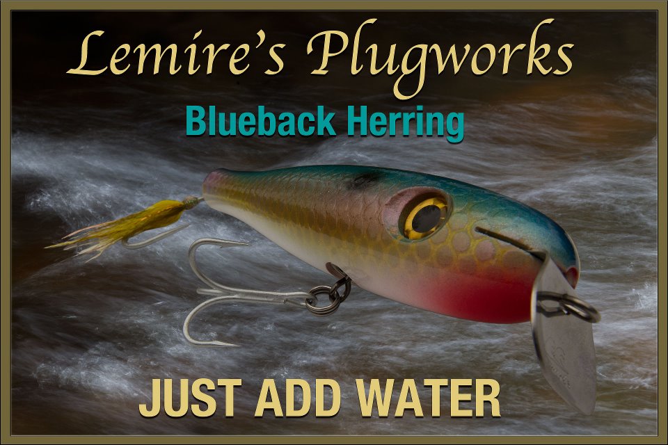 Lemire's Plugworks. Hand made custom wooden fishing lures made in USA ...